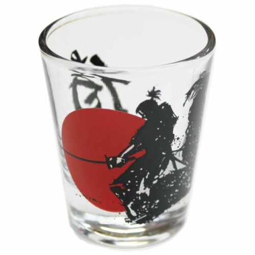 Collectible Shot Glass Japanese Samurai Design - Big Fish J-Shop