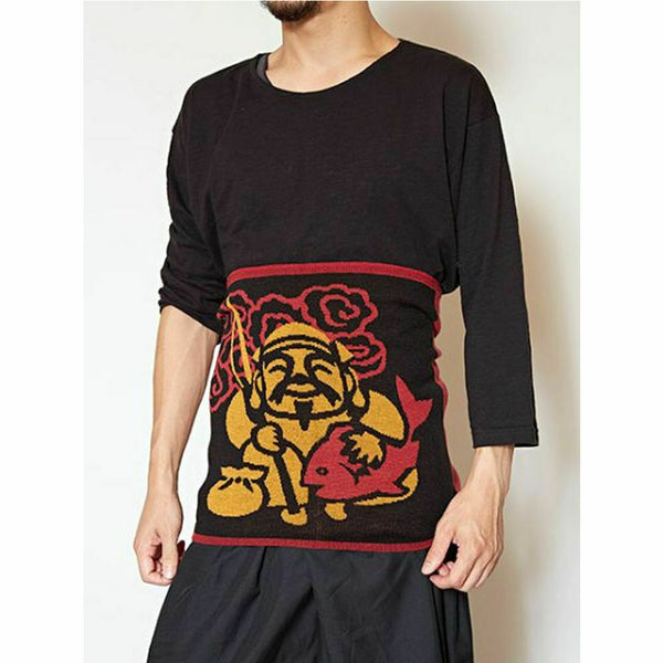 Kaya Japanese Haramaki Stomach/Body Warmer Japanese God Ebisu Design L ...